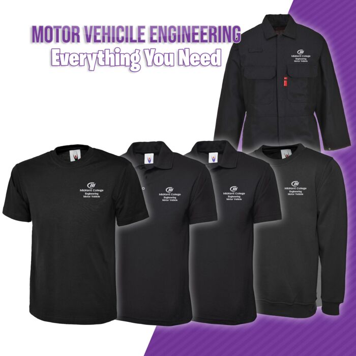 Shop By Course MidKent College Uniform - Supplied by Emblem Workwear